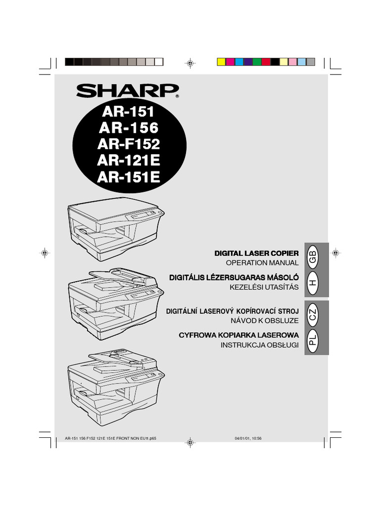 AR121E - 156 - GB - Operation Man | PDF