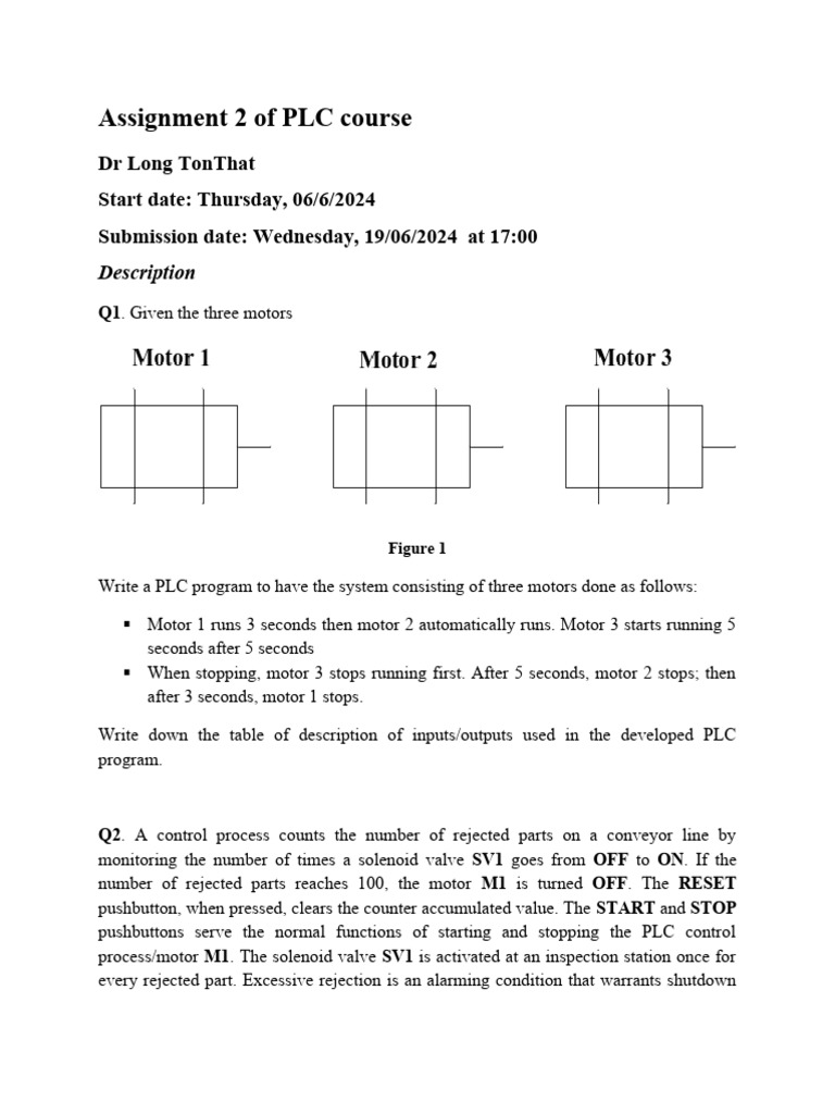 Assignment 2 for PLC_2023-2024 | PDF