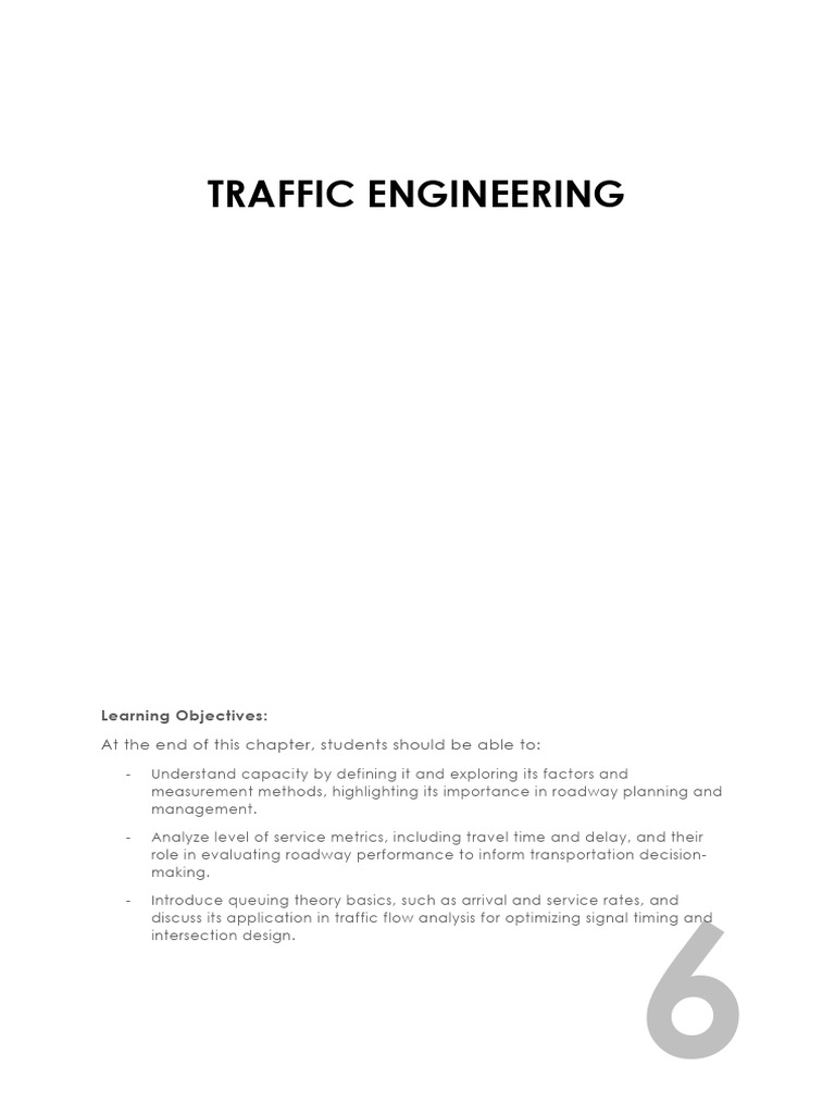 CENG 55 Lecture 06 Traffic Engineering | PDF | Traffic | Transport CENG 55 Lecture 06 Traffic Engineering | PDF | Traffic | Transport