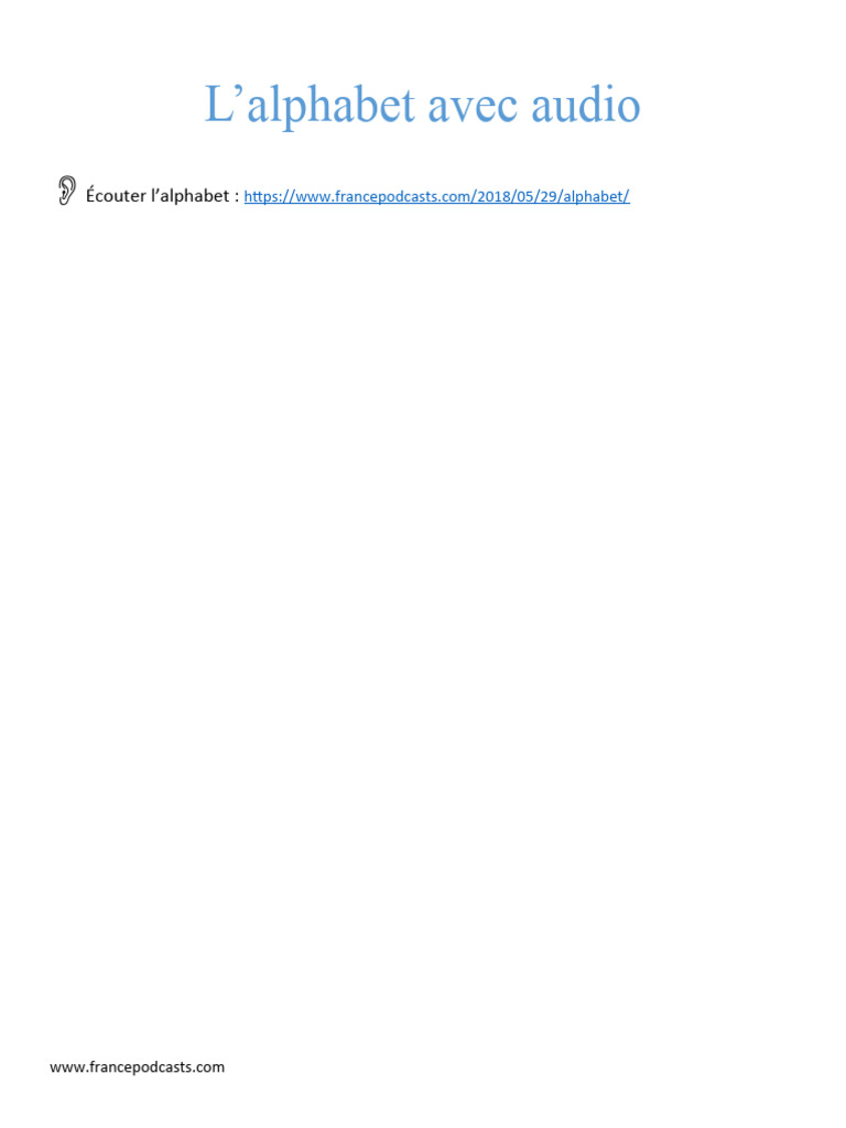 Lalphabet Avec Audio Fiche Pedagogique Phonetiques Prononciation 116424 ...