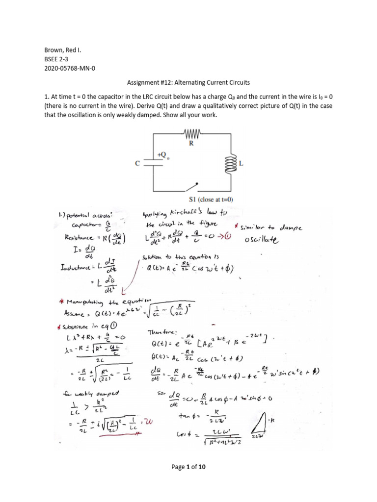 CA12 | PDF | Electrical Network | Capacitor