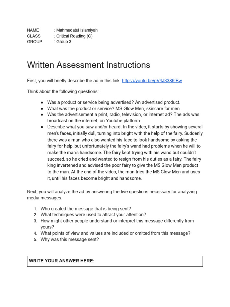 Prompt 1 - Visual Rhetoric | Download Free PDF | Mass Media | Communication Prompt 1 - Visual Rhetoric | Download Free PDF | Mass Media | Communication