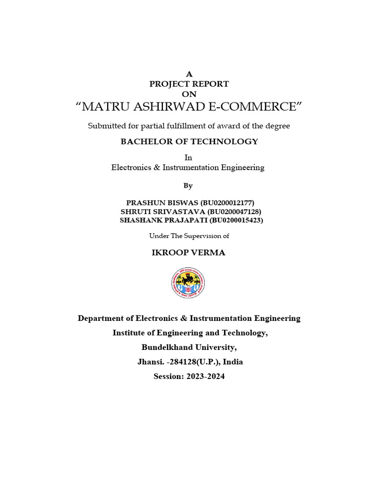 Project Report Major | PDF | Websites | Page Layout