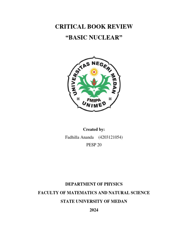Critical Review of "Basic Nuclear" Book | PDF | Radioactive Decay ...