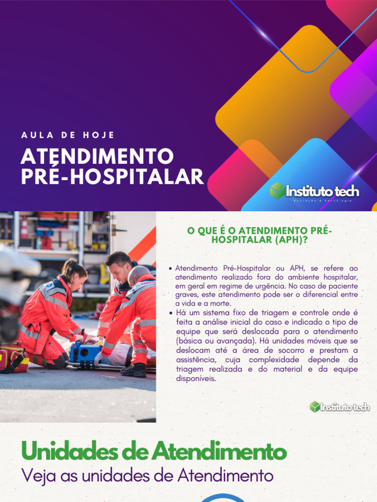 AULA APH 01 | Download grátis PDF | Enfermagem | Medicina Clínica