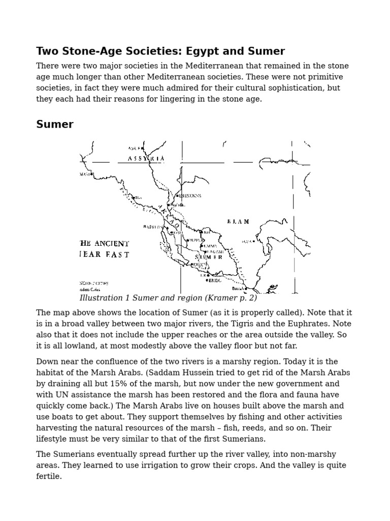 Lecture 3 Notes | PDF | Sumer | Bronze