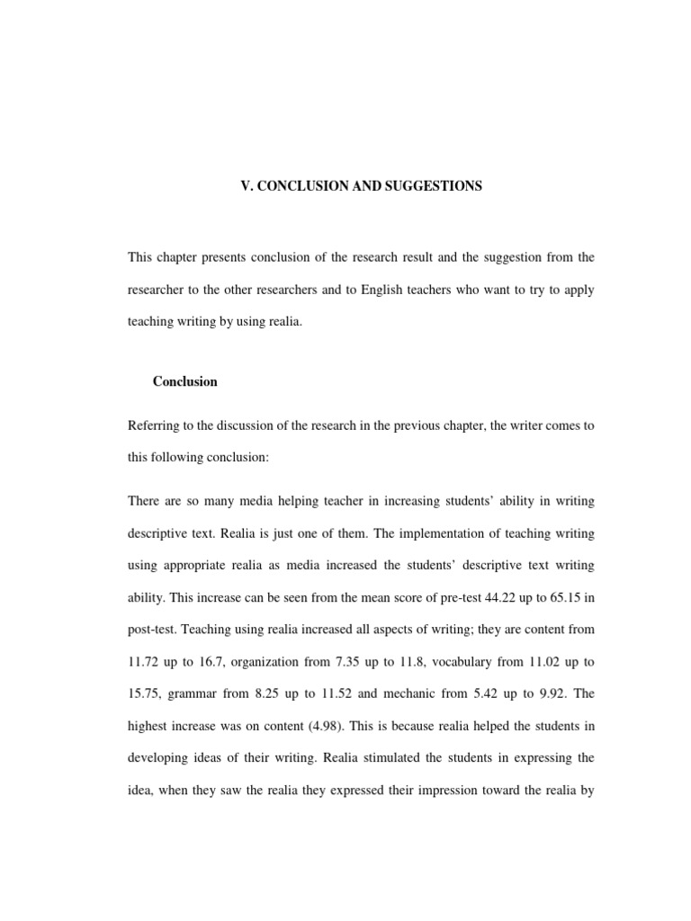 Bab 5 Writing Using Realia | PDF | Cognitive Science | Behavior Modification