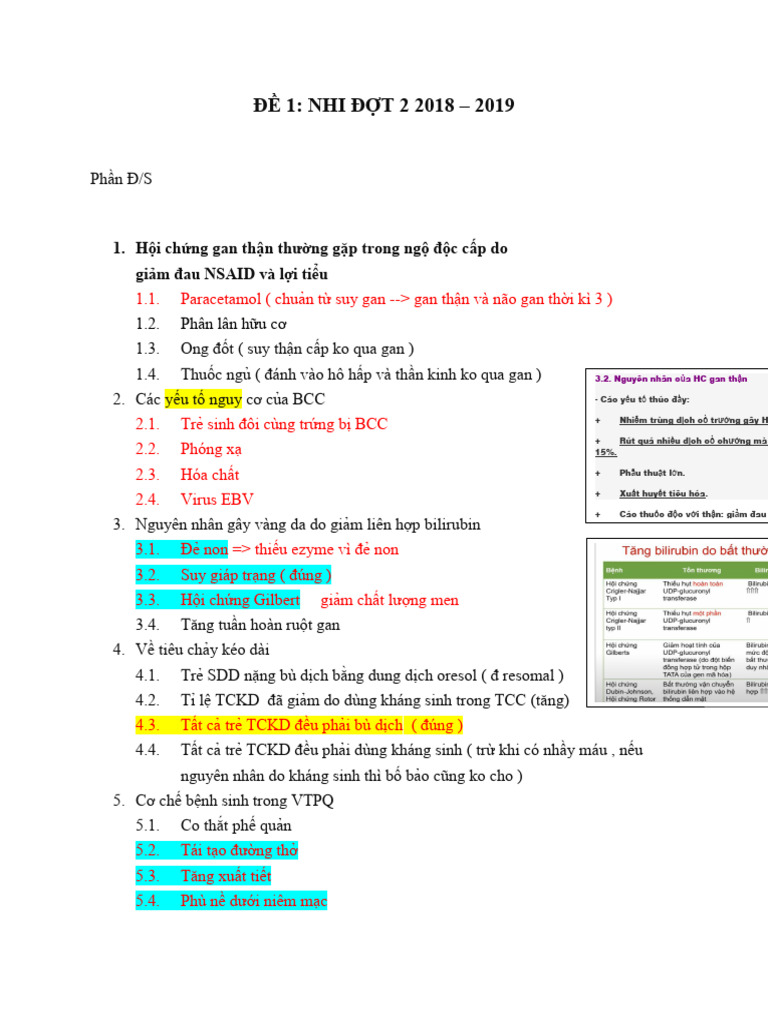 6 ĐỀ THI NHI 2019-2 | PDF