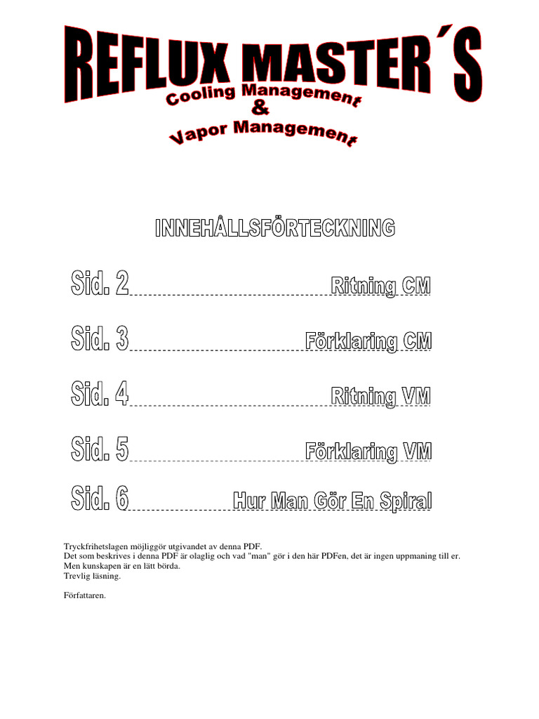 Reflux Master CM&VM | PDF