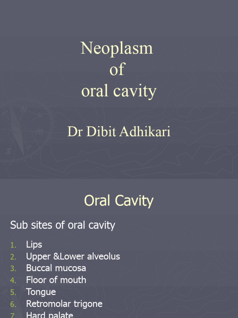 Neoplasms of Oral Cavity | PDF | Radiation Therapy | Metastasis