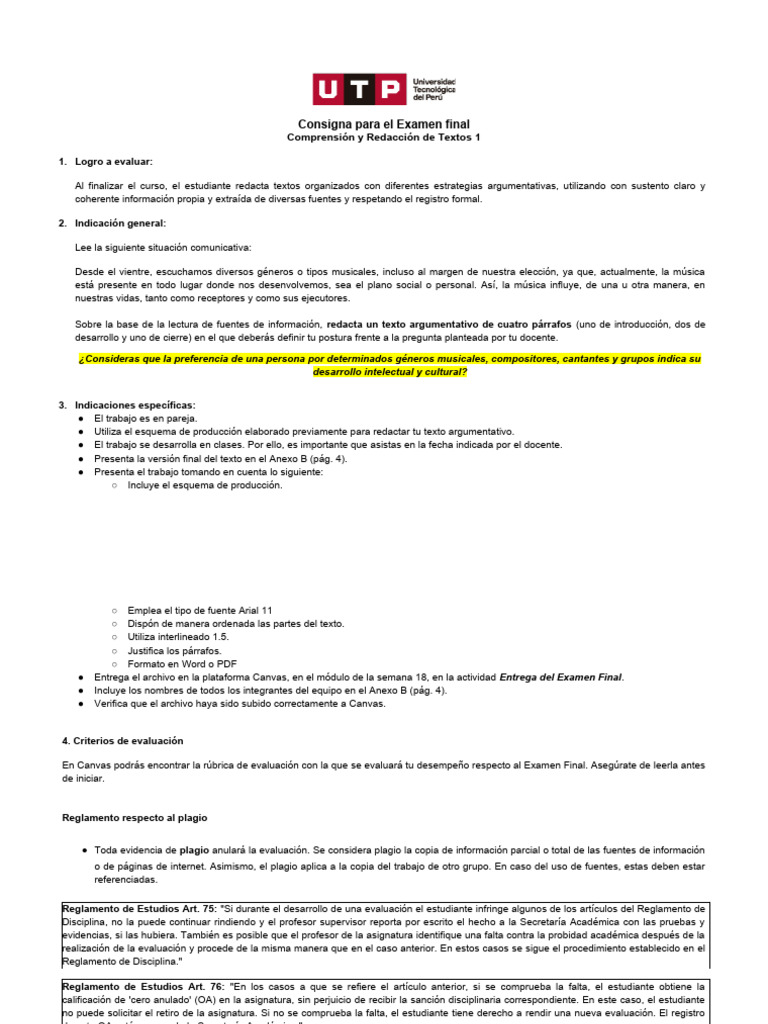 GC N01I EXFIConsigna 22C1M | PDF | Memoria | Cerebro