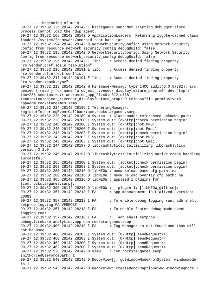 Logcat | PDF | Computer Engineering | Computing Platforms