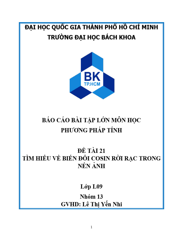 Báo Cáo BTL Nhóm 13 - L09 | PDF