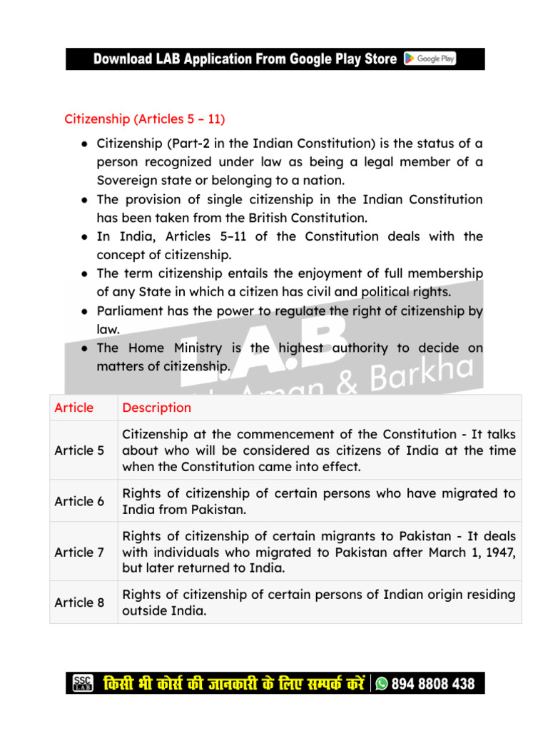Polity 2 | PDF | Citizenship | International Law