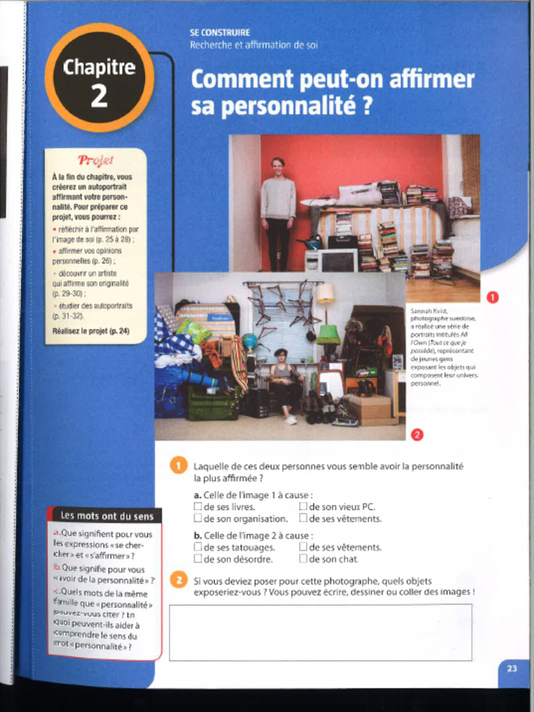 Chap. 2 Comment Peut-On Affirmer Sa Personnalité | PDF