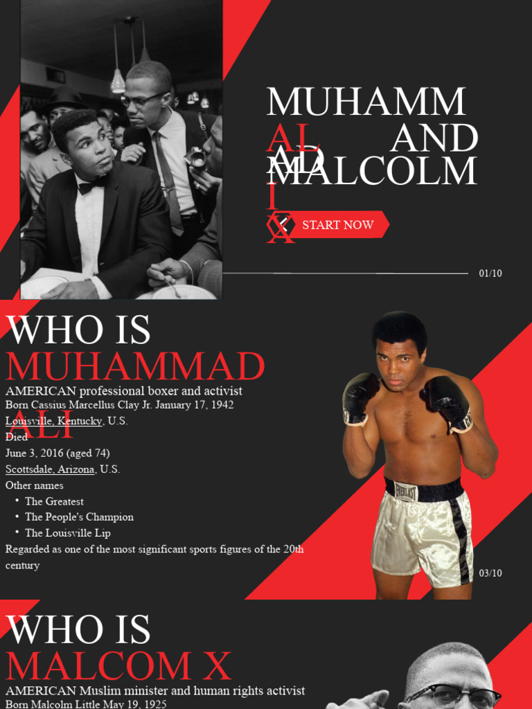 Muhammad Ali & Malcolm X | PDF | Malcolm X | Abrahamic Religions