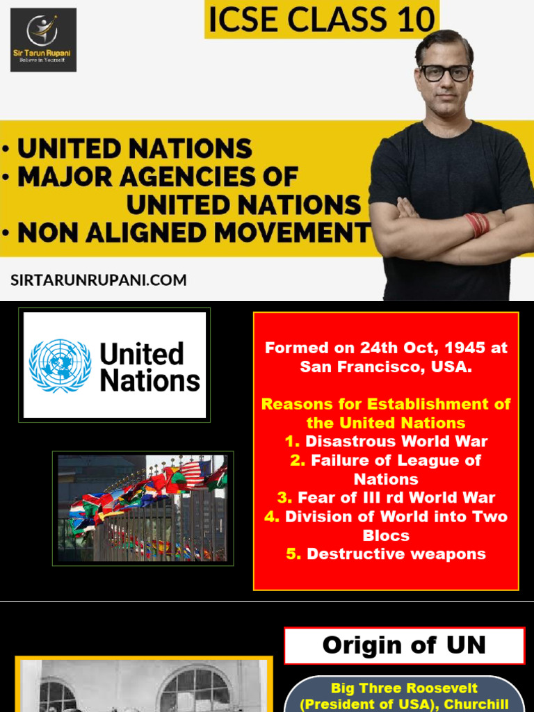 3 in 1 History 2023 | PDF | Non Aligned Movement | United Nations