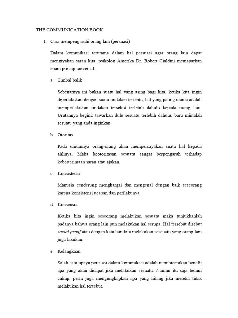 The Communication Book | PDF