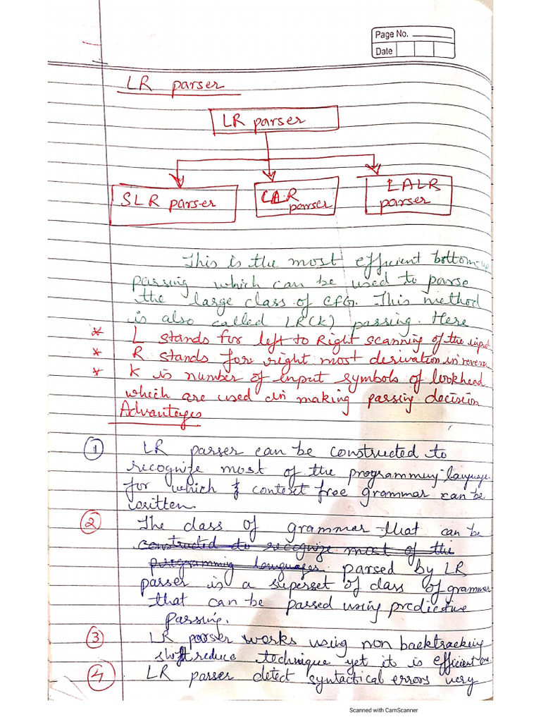 LR Parser | PDF