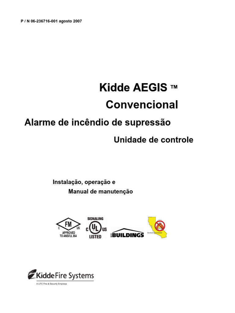 Kidde Aegis PT-BR | PDF | Fonte de energia | Eletricidade