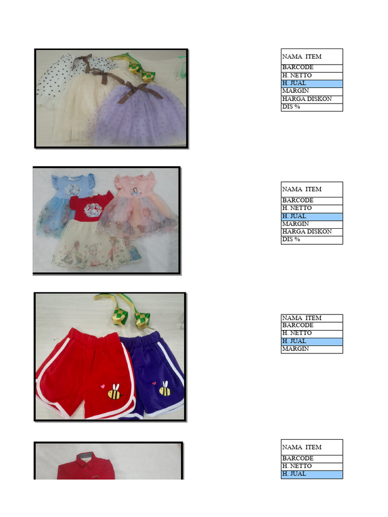Product Pricing and Discount List | PDF