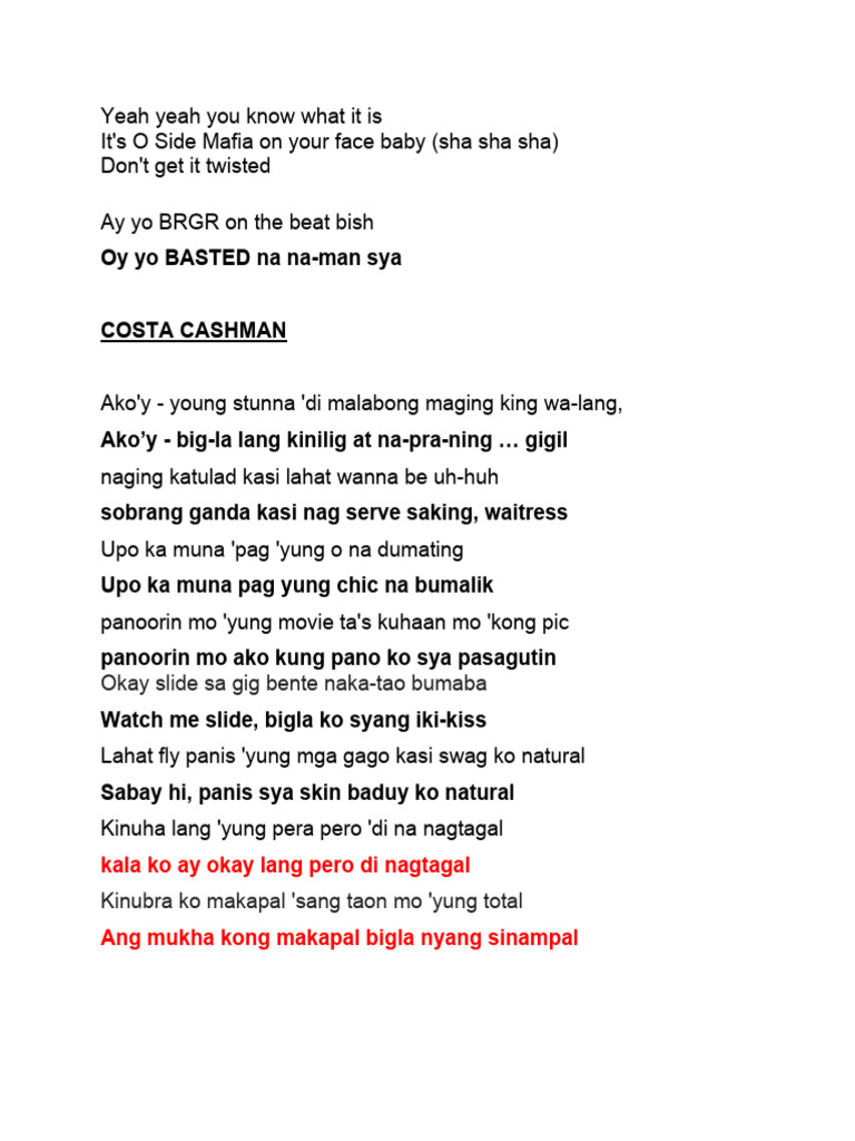 O side mafia get low | PDF