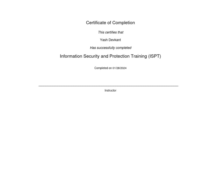 Learning Certificate of Completion Template - Learning Certificate of Completion | PDF | Computers