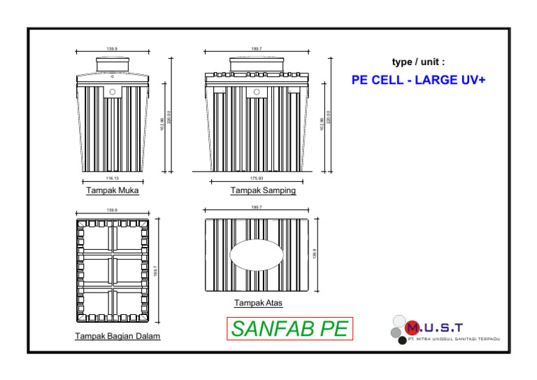 PE Cell Large UV+ Design Views | PDF