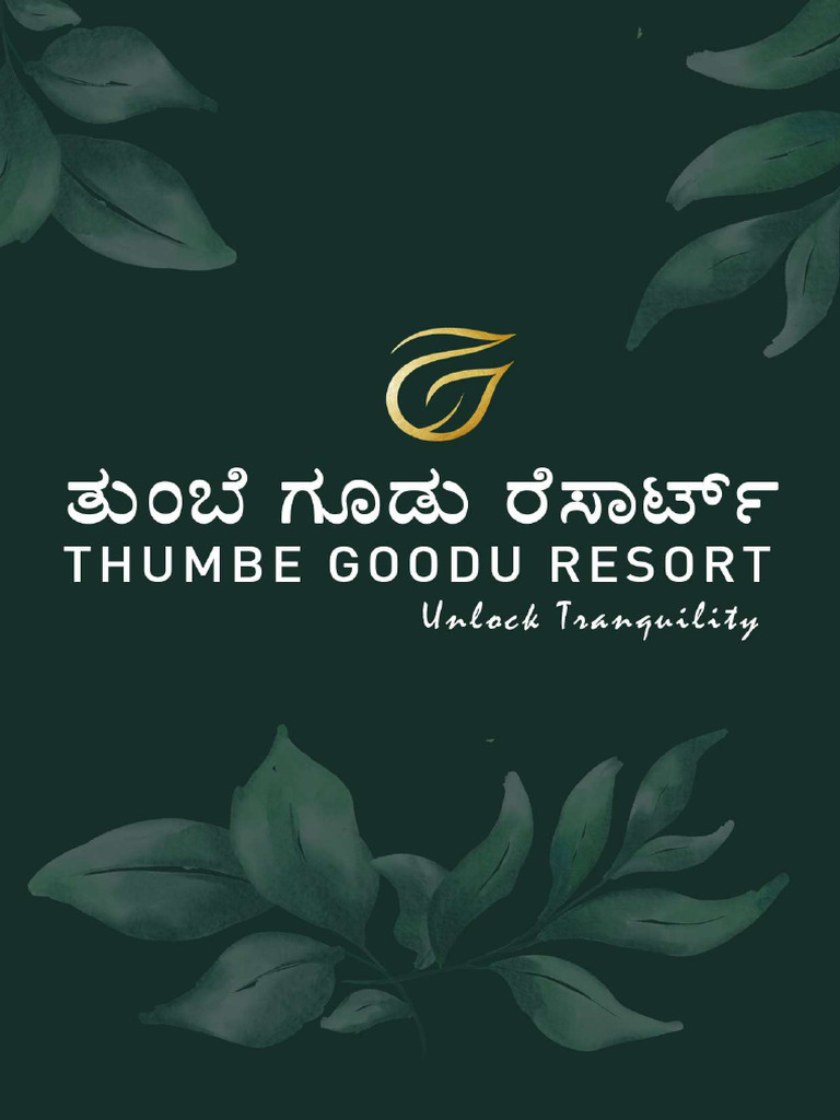 Thumbe Goodu Resort | PDF