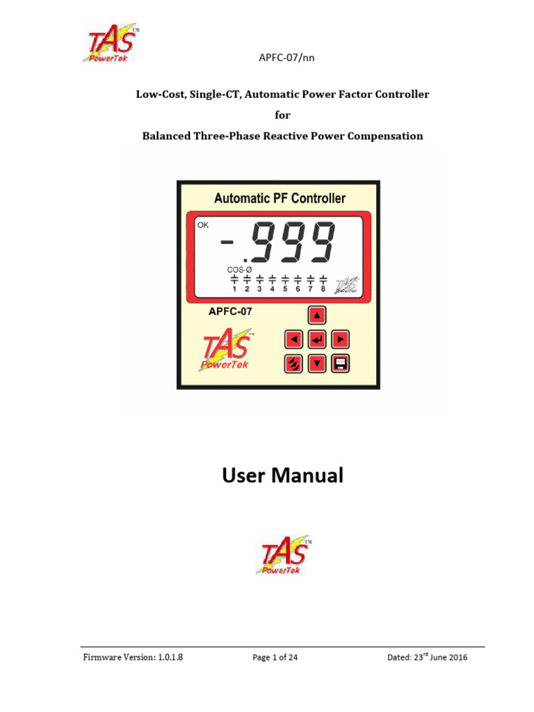 Low-Cost Automatic Power Factor Controller | PDF | Capacitor ...