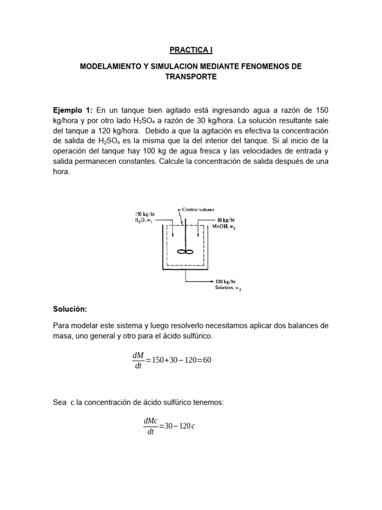 PRACTICA I | Descargar gratis PDF | Ecuaciones | Oxígeno