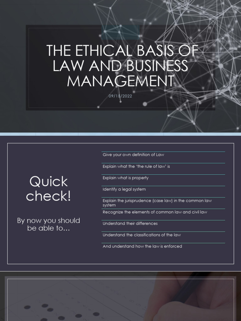 Ethical Foundations in Law & Business | PDF | Justice | Crime & Violence