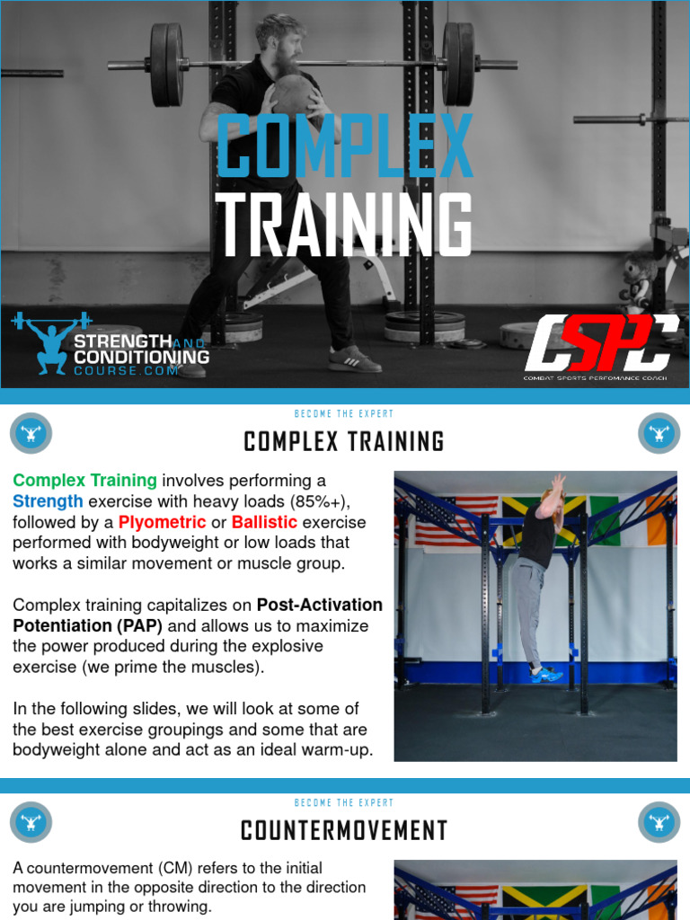 COMPLEX TRAINING | PDF | Muscle Contraction | Management Of Obesity