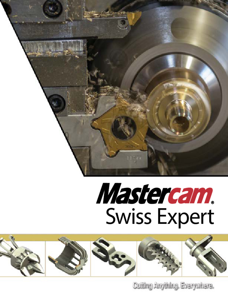 Mastercam X7 Swiss Expert Brochure | PDF | Simulation | 64 Bit Computing