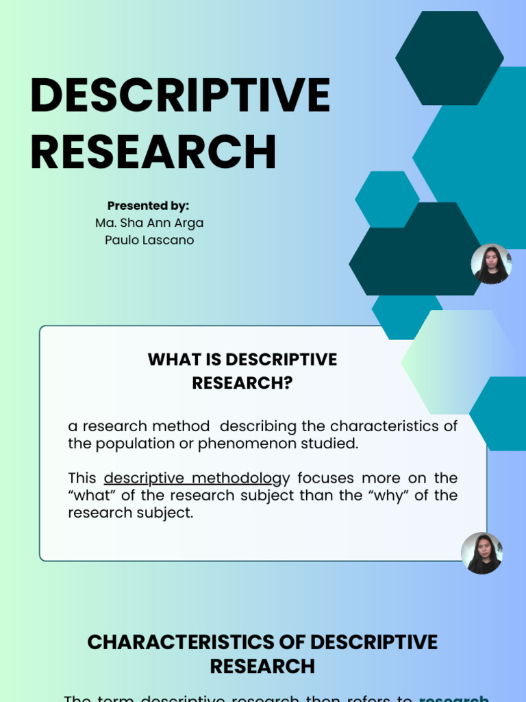 Descriptive Research - 20231116 - 170603 - 0000 | PDF | Survey Methodology | Methodology