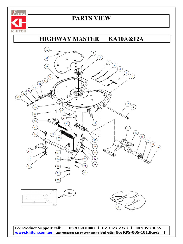 5th Wheel Turntable Parts Overview | PDF | Nut (Hardware) | Washer ...