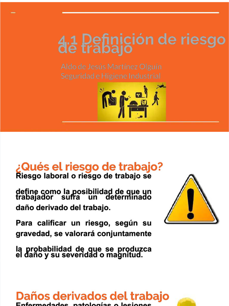 PDF 41 Definicion de Riesgo de Trabajo PDF Compress | PDF | Radiación ...
