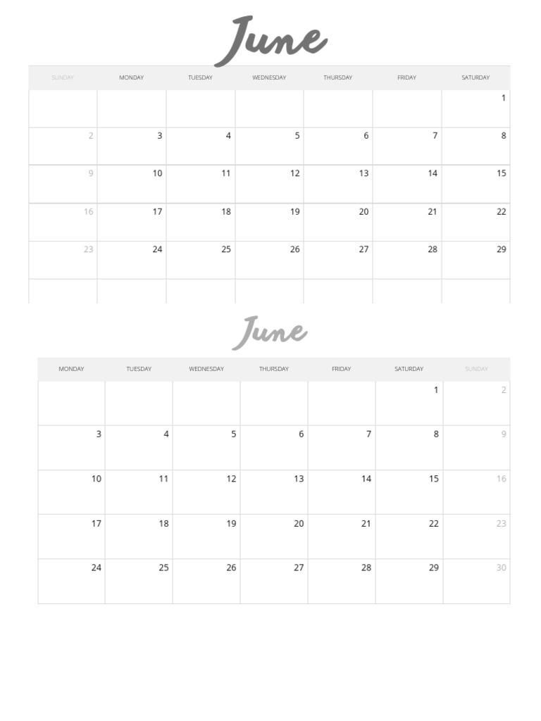 Weekly Calendar Layout Template | PDF