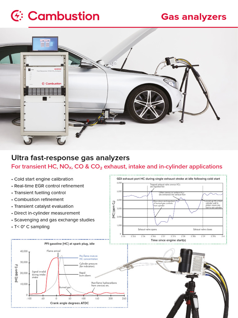 Ultra Fast-Response Gas Analyzers for Engine Emissions | PDF | Exhaust ...
