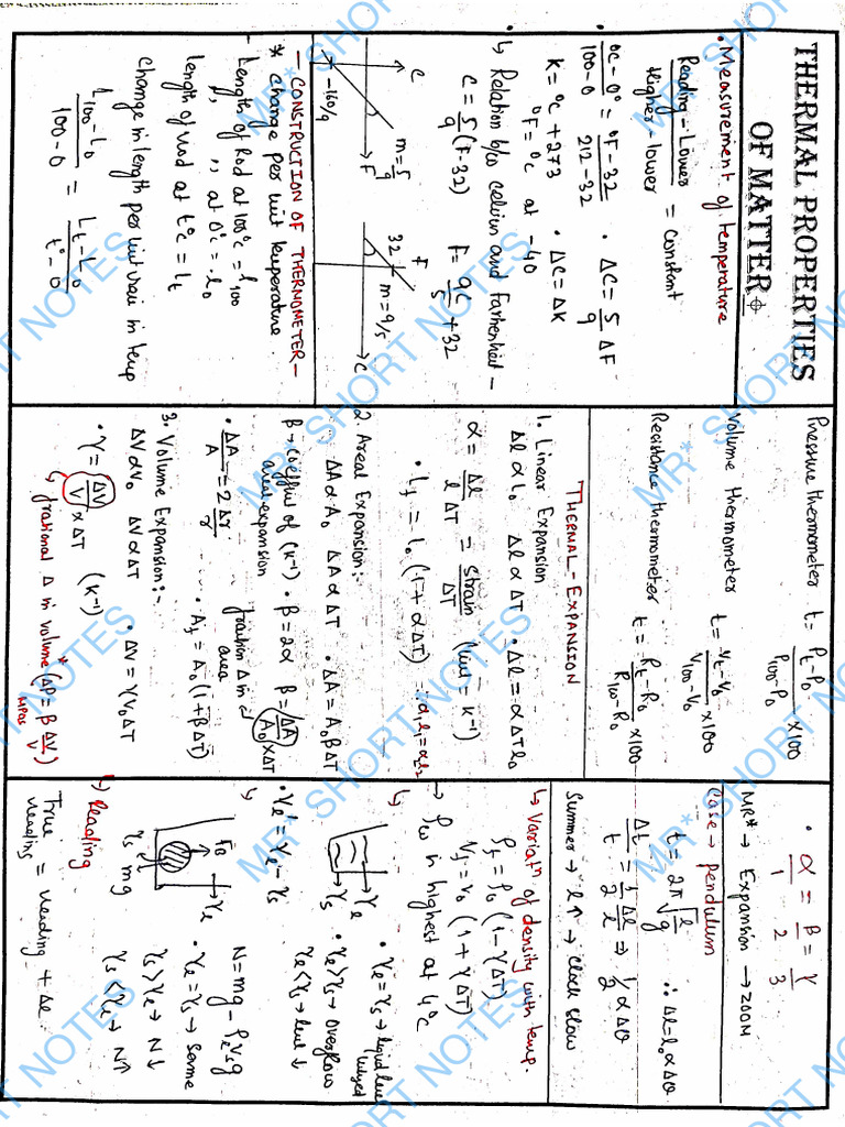 Thermal Prop of Matter MR Star | PDF