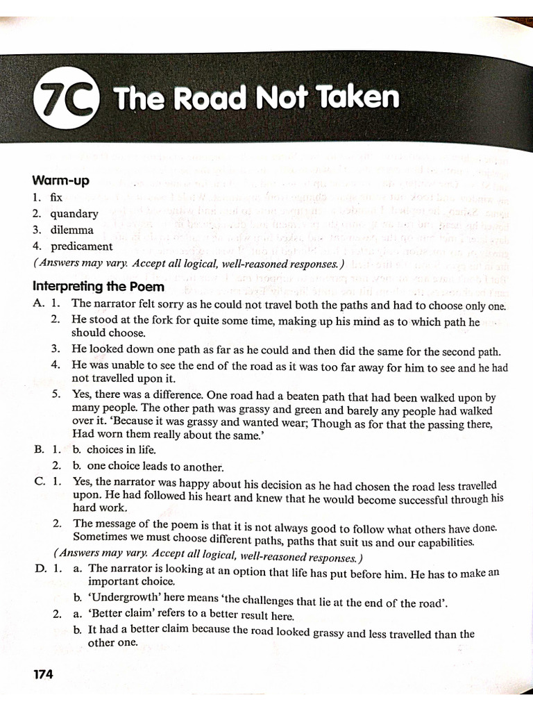 The Road Not Taken | PDF