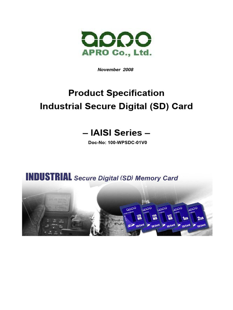 SD Manual2 | PDF | Flash Memory | Error Detection And Correction
