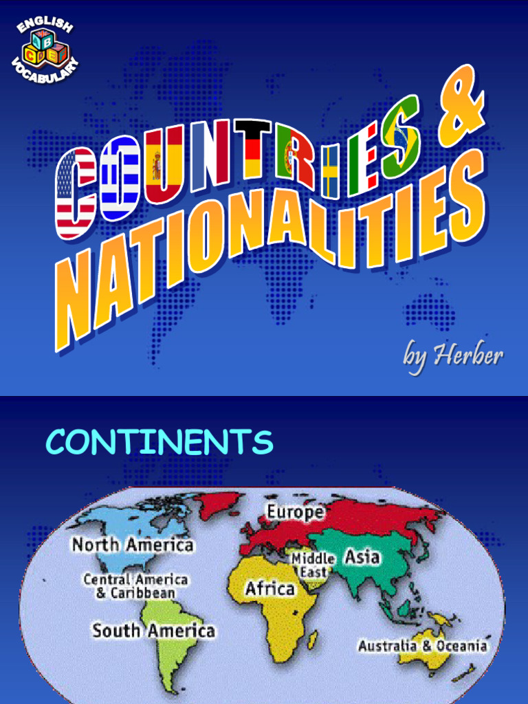 Countries and Nationalities Flashcards Fun Activities Games Picture ...