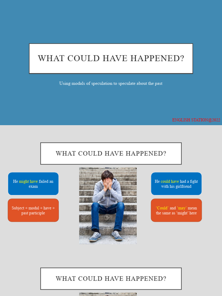 Could Have Might Have May Have Past Modals Drill Grammar Drills | PDF