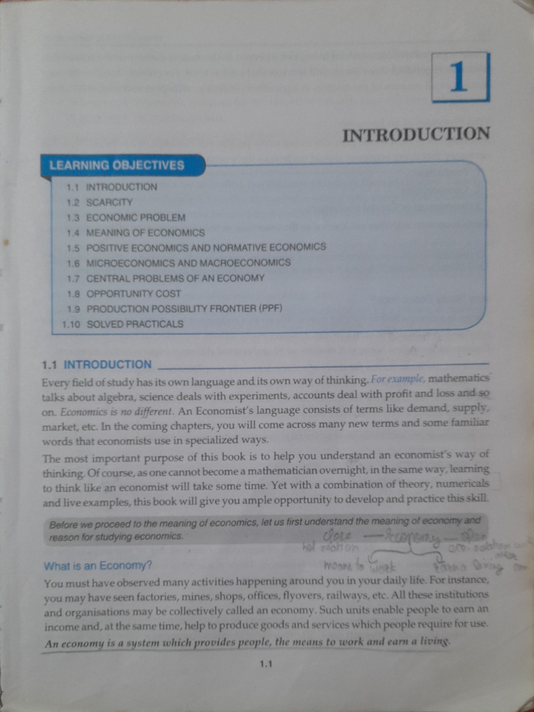 Microeconomics CH 1 | PDF