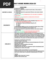 10th Class Holiday Homework | PDF