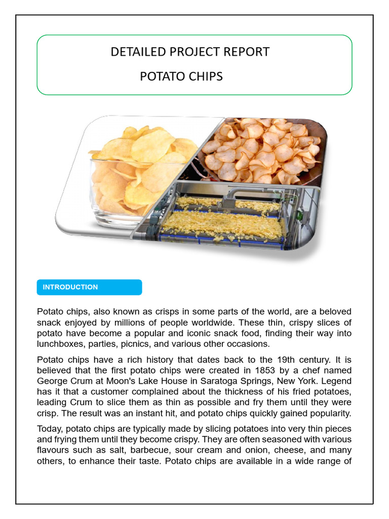 Potato Chips | Download Free PDF | Potato Chip | French Fries