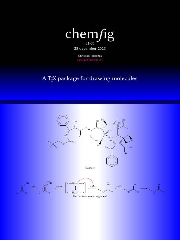 Chemfig en | PDF | Bracket | Parameter (Computer Programming)