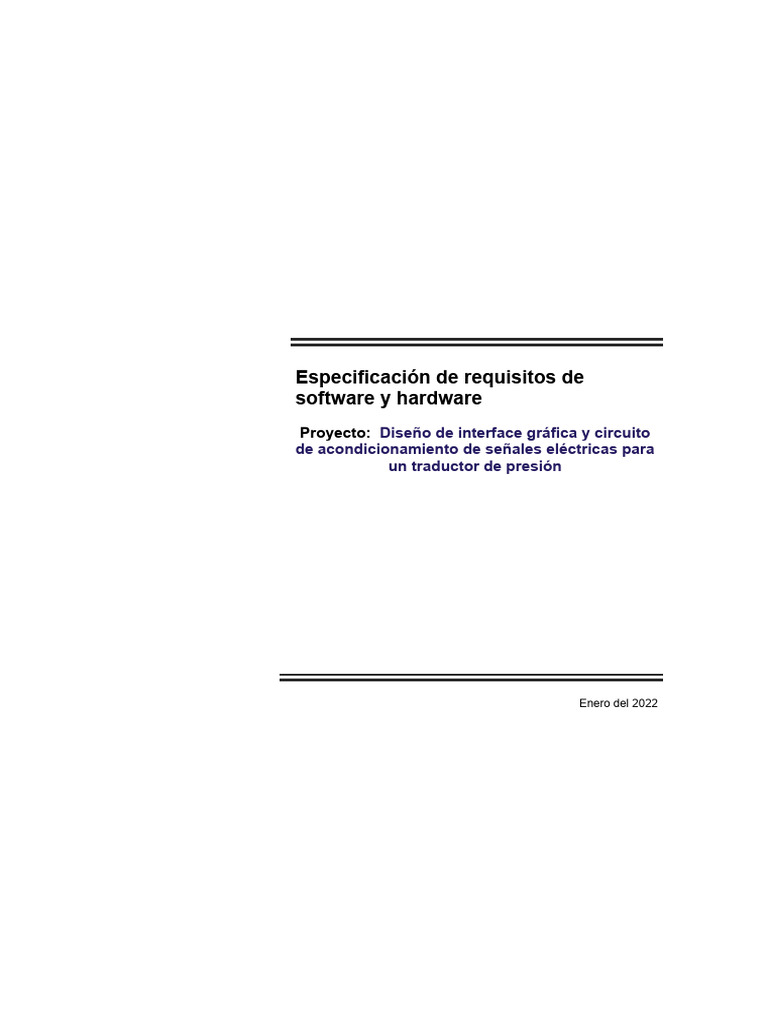 Ejemplo Formato Ieee 830 | PDF | Usuario (informática) | Software