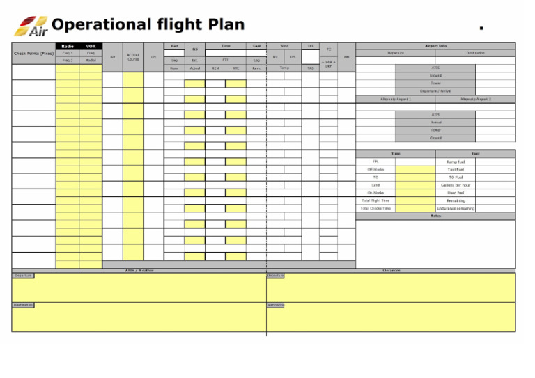 OFP VFR Flight Planner | PDF